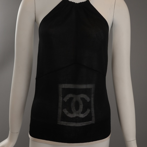CHANEL | Tops | Vintage Chanel Halter Top | Poshmark